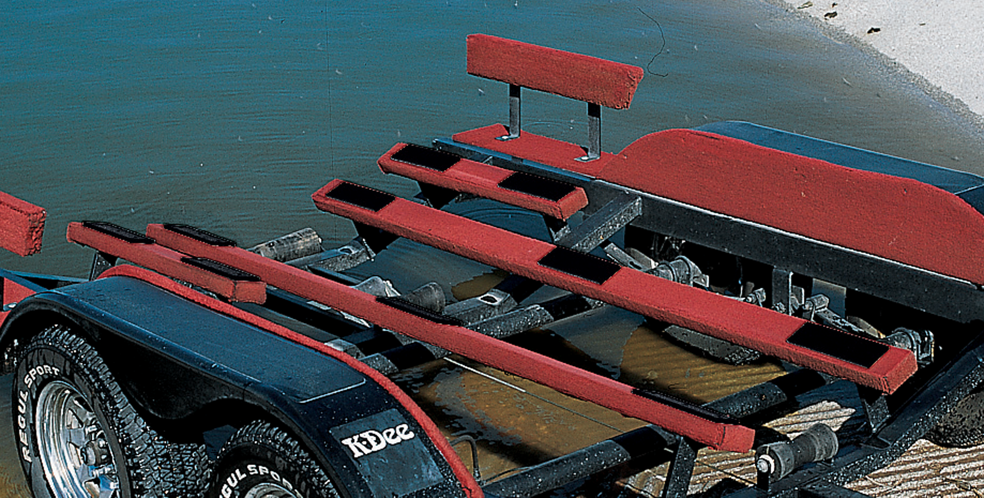 Ironwood Pacific Outdoors E-Z Slide Trailer Pads - 8 Pads 2 Bunkends ...